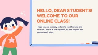 Rules and Reminders For Online Classes | PDF