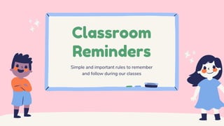 Rules and Reminders For Online Classes | PDF