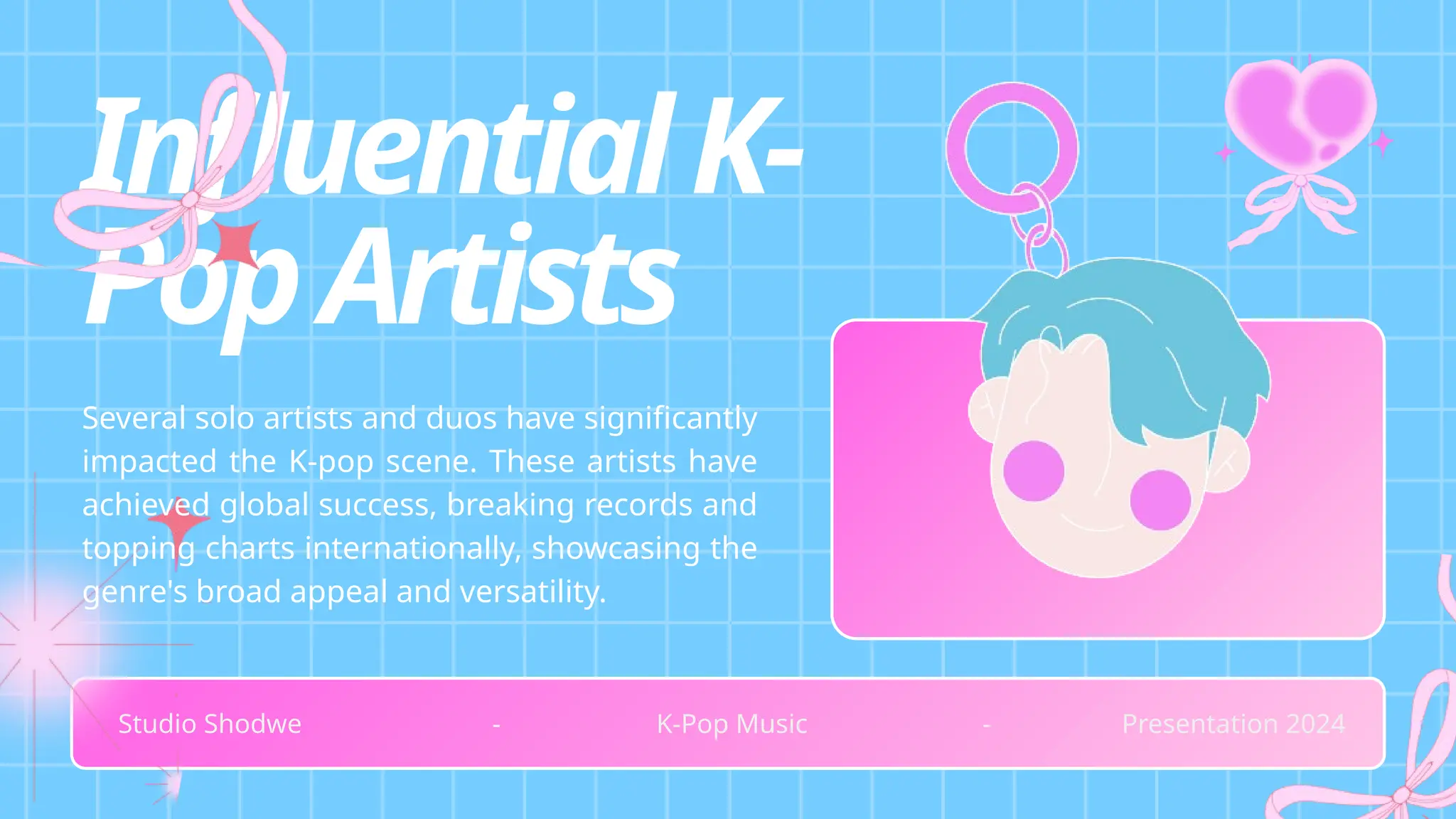 Blue and Pink Cute K-Pop Music Presentation.pptx | Free Download