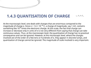 Electric Charges And Fields class 12th physics | PPTX