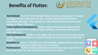 With Flutter, app development has never been easier. | PPT