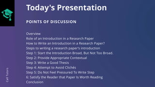 Best Tips On How To Write An Introduction In A Research Paper | PPTX