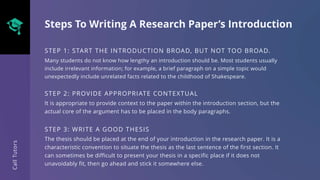 Best Tips On How To Write An Introduction In A Research Paper | PPTX