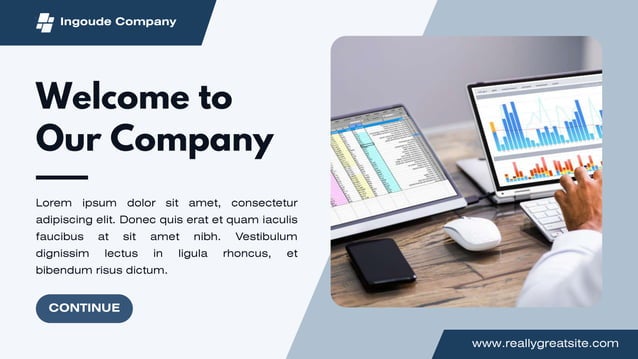 Blue and White Geometric Company Profile Presentation.pptx