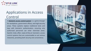 Biometric Devices: Revolutionizing Security and Access Control | PPT