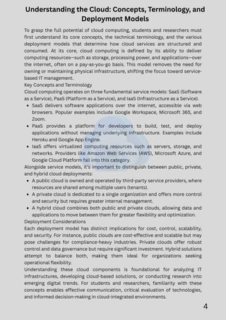 Cloud Computing Demystified: A Student’s Guide to SaaS, PaaS, and IaaS | PDF