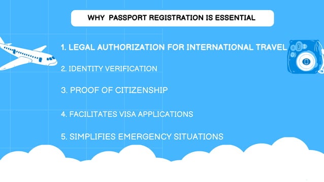 The Importance of Passport Registration for International Travel | PDF