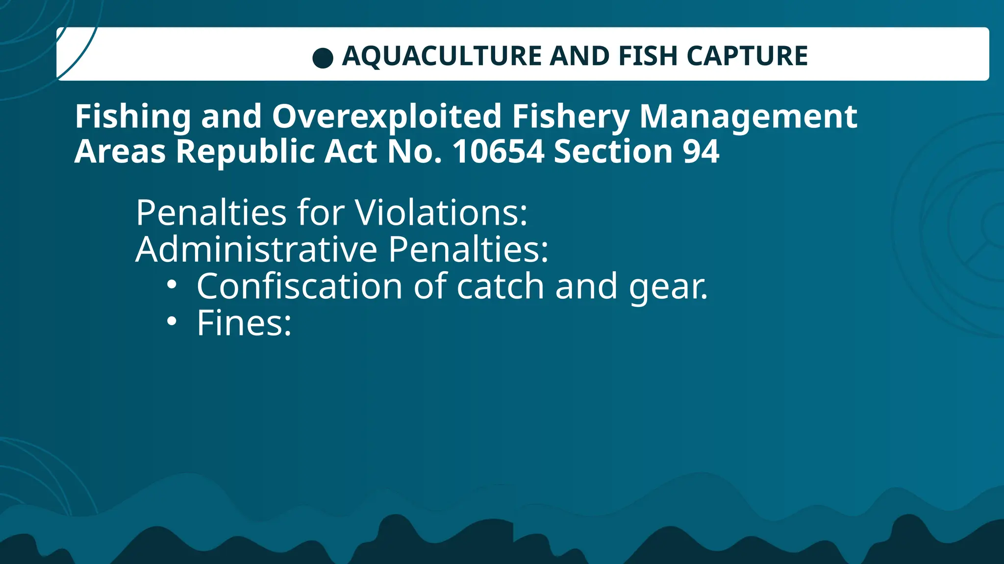 AQUATIC POLLUTION AND REPUBLIC 10645, SPECIES OF FISH | PPTX
