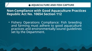 AQUATIC POLLUTION AND REPUBLIC 10645, SPECIES OF FISH | PPTX