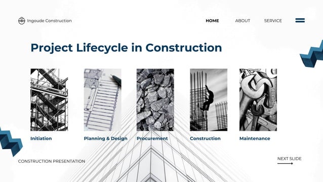 Blue and White Modern Texture Simple Abstract Geometric Construction ...