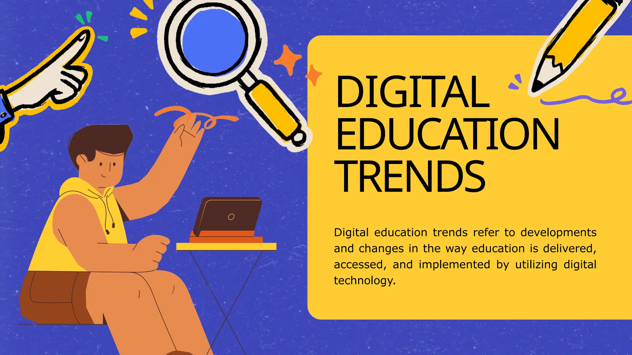 Blue and Yellow Illustrative Digital Education Presentation.pptx