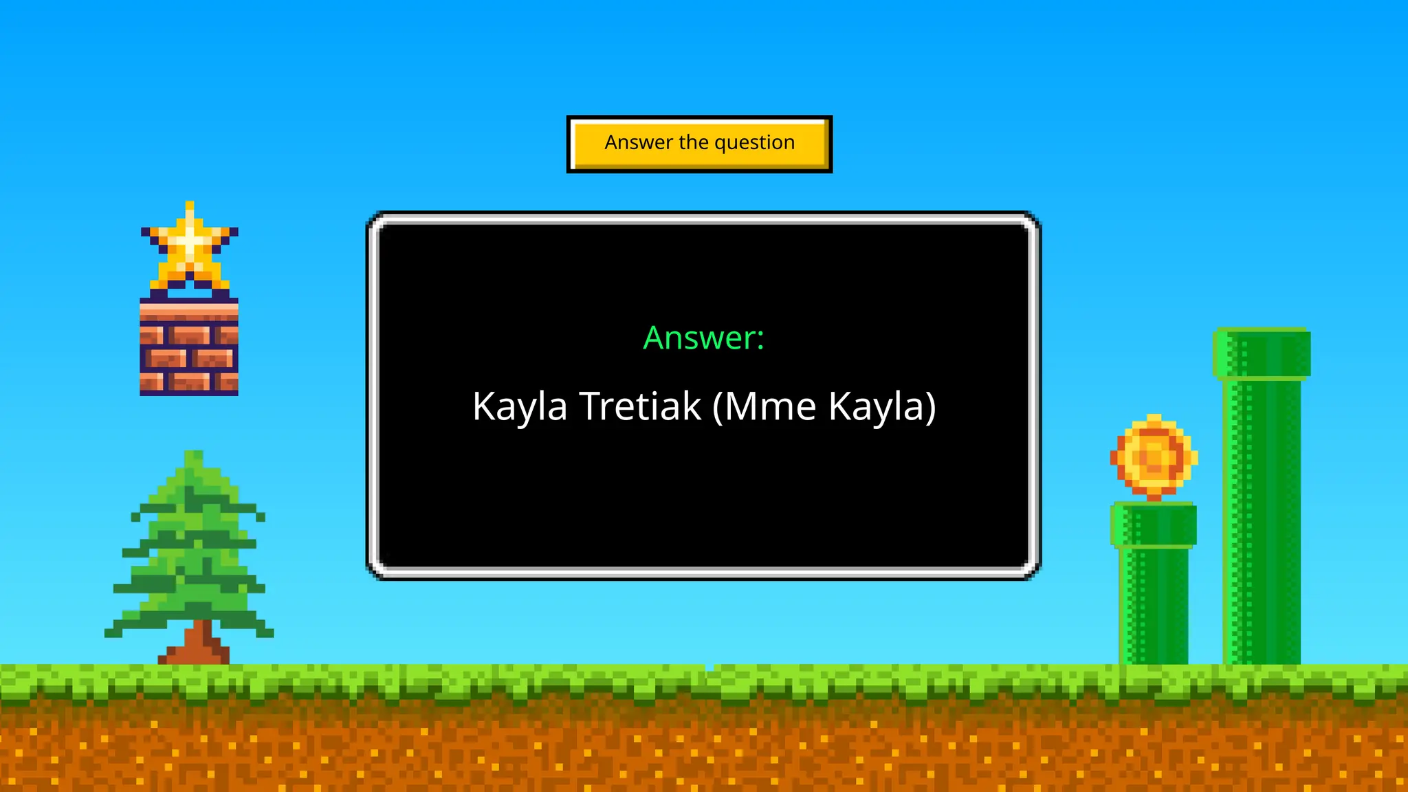 Blue and Yellow Neon Retro Pixel Art Game Night Game Presentation.pptx ...