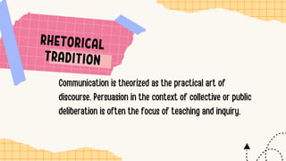 seven traditions of communication theory | PDF