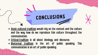 seven traditions of communication theory | PDF