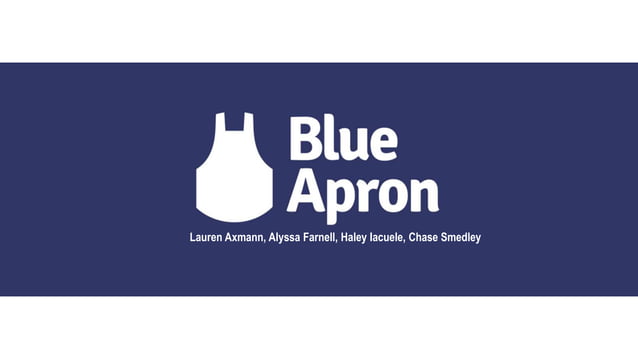 Blue Apron Branding Project | PPT
