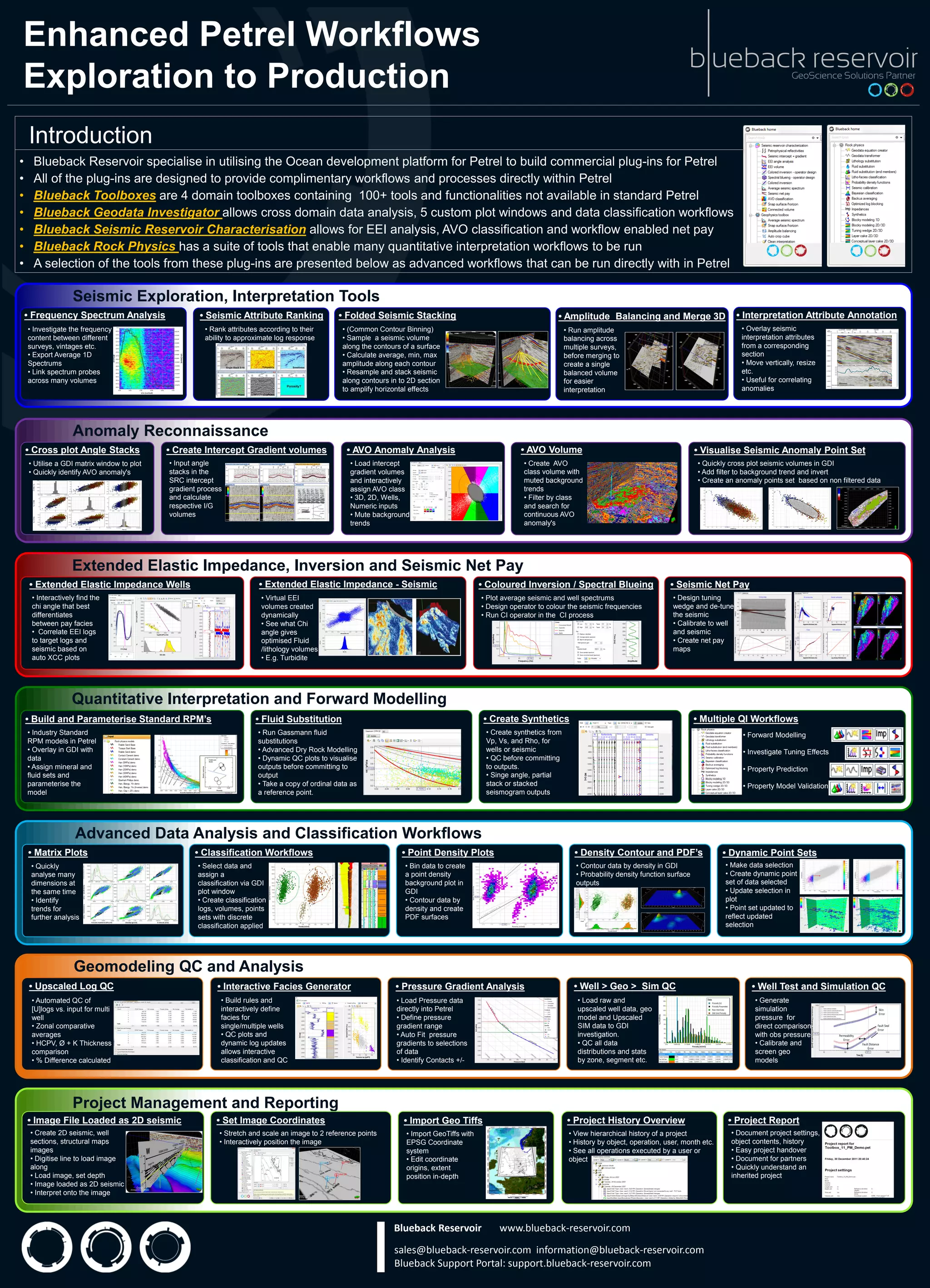 Examples of how Blueback tools can expand and enhance your Petrel workflow | PDF