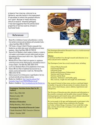 Health benefits of blueberries | PDF