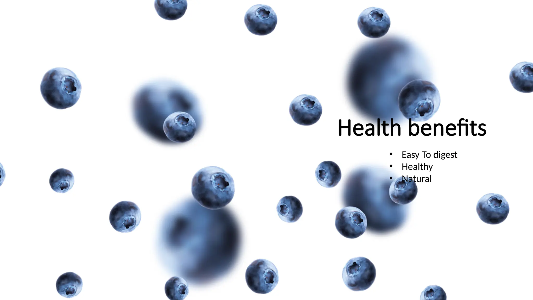 Blueberry fruit slide about its benefits etc.pptx