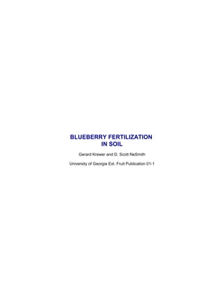 Blueberryfert | PDF