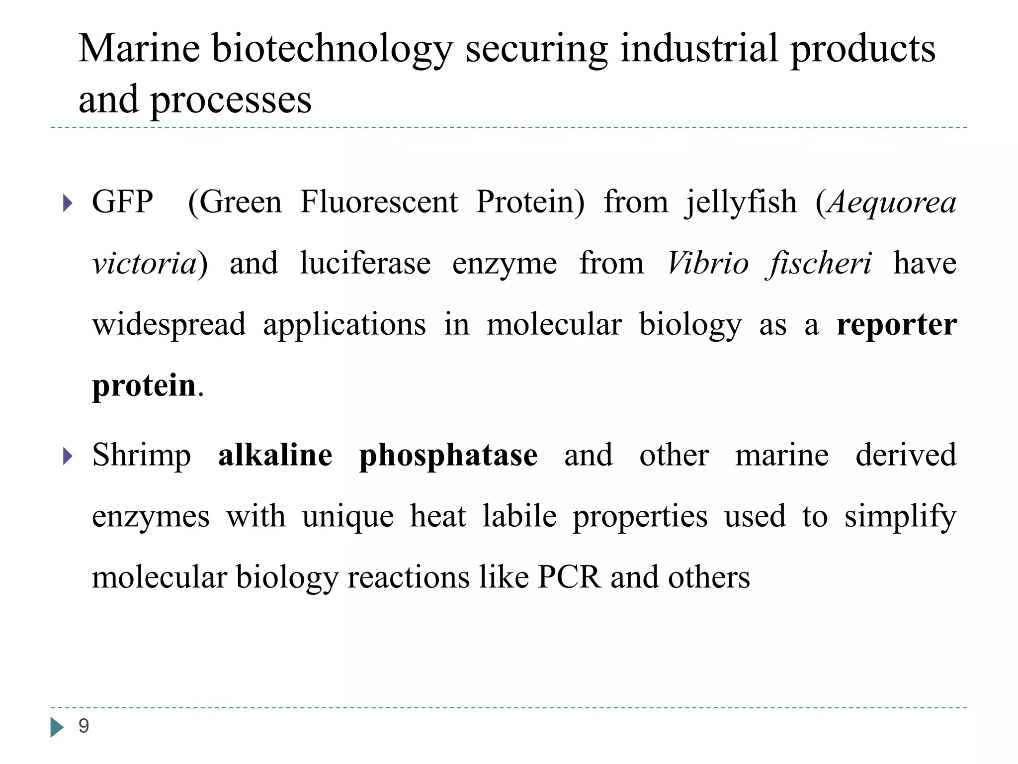 Blue biotechnology | PPTX