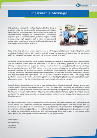 Bluebird Solar Pvt. Ltd - corporate profile | PDF