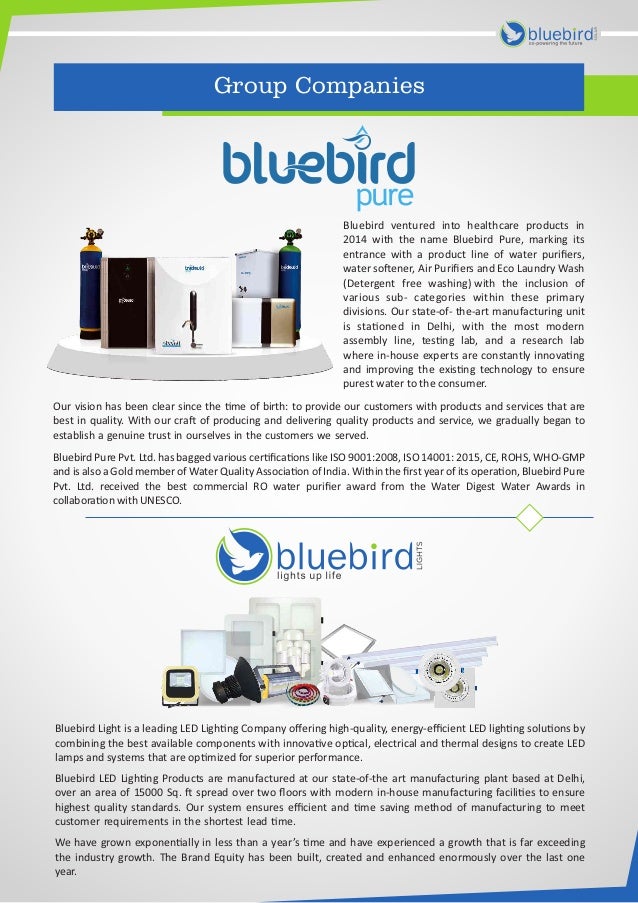 Bluebird Solar Pvt. Ltd - corporate profile