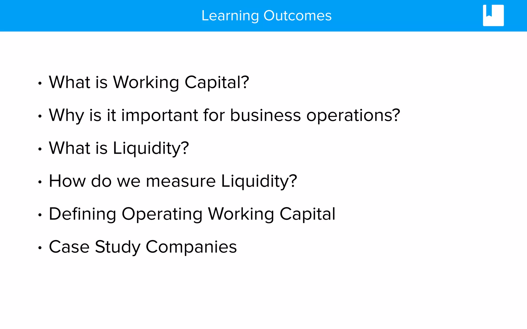 BlueBookAcademy.com - Working Capital Explained | PPT