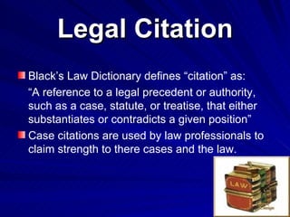 Legal citation-Blue book presentation | PPT