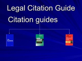 Legal citation-Blue book presentation | PPT