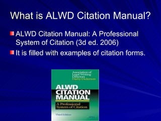 Legal citation-Blue book presentation | PPT