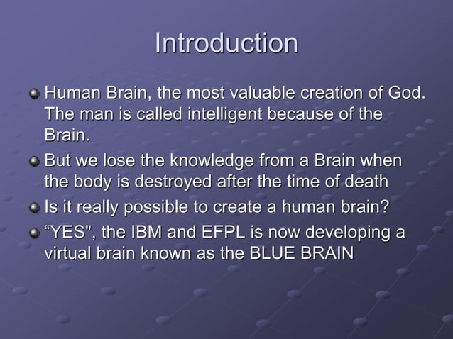 BLUE BRAIN.ppt