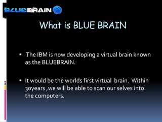 Blue brain 1 | PPT