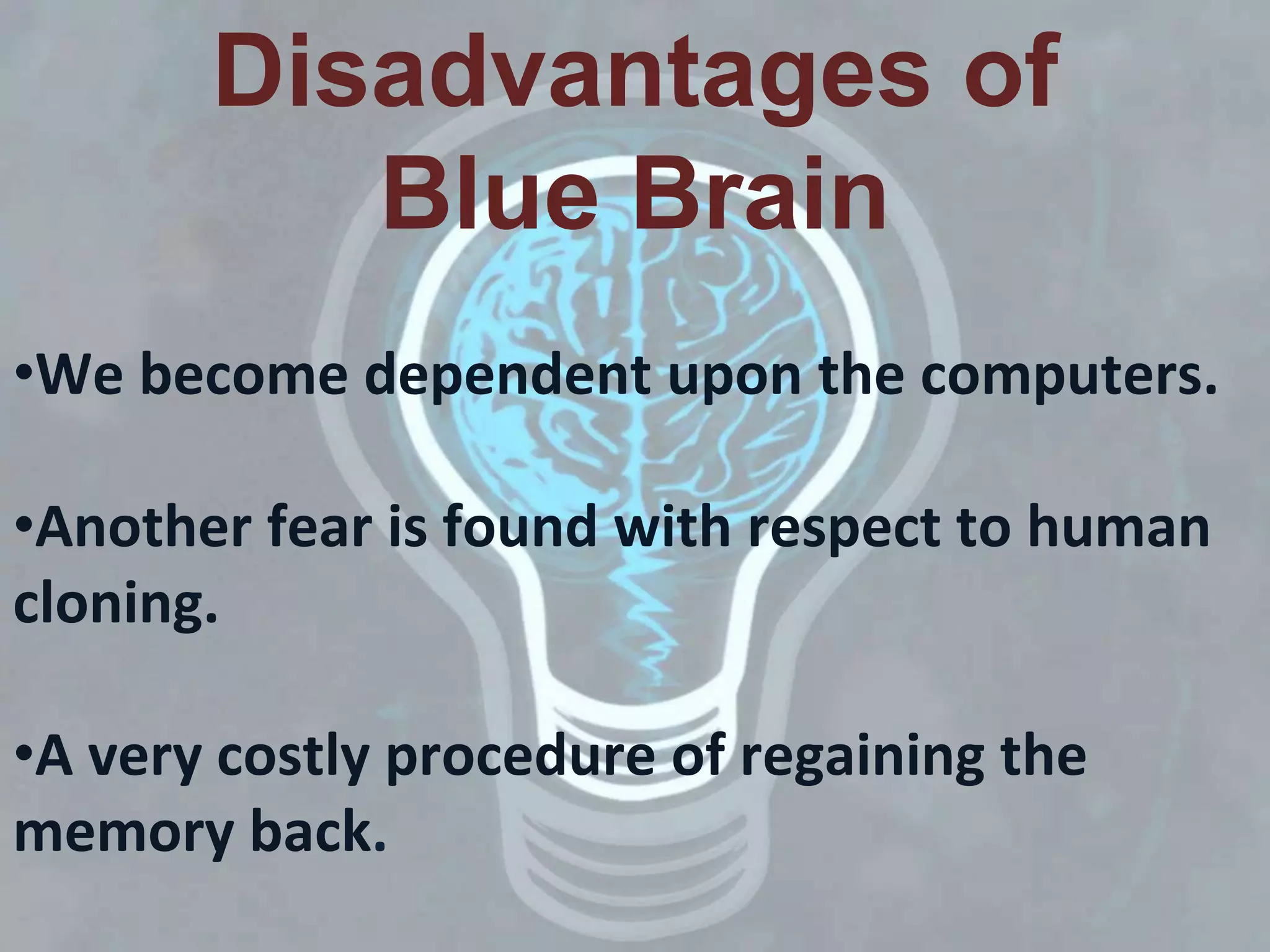 Blue brain technology | PPT