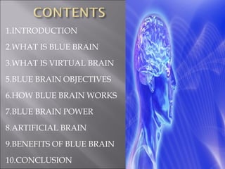 BLUE BRAIN | PPT