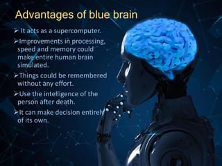 Blue brain cpd report ppt | PPT | Free Download