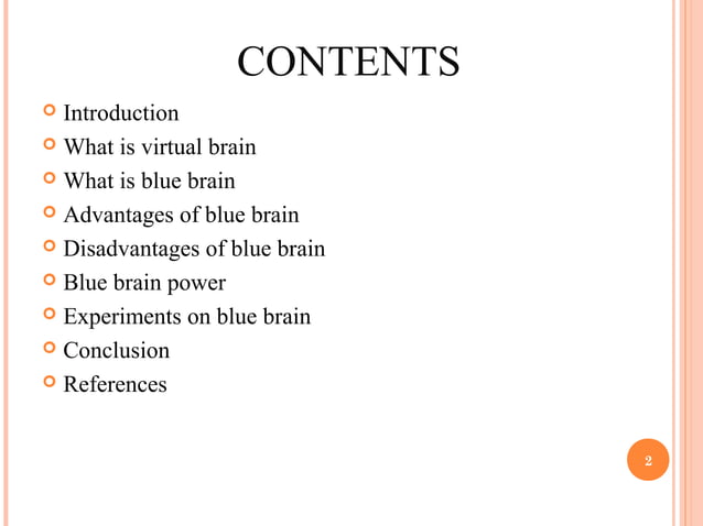Blue brain ppt | PPT