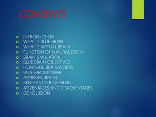 Blue brain ppt | PPT