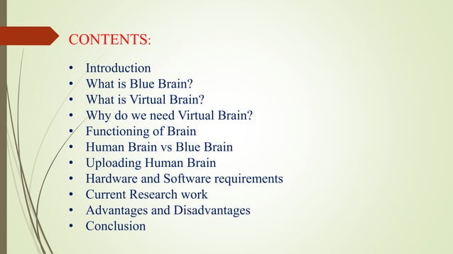 Blue brain ppt | PPT