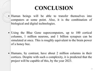 Blue Brain Technology, Artificial Intelligence | PPTX