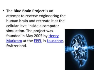 Blue brain presentation | PDF