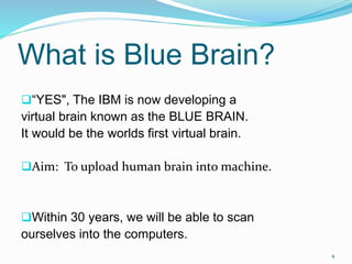 Blue brain presentation | PPT