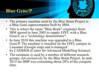 Blue Brain project | PPT