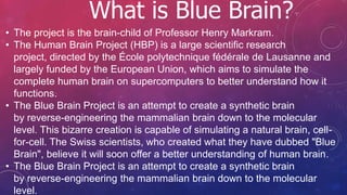 Blue brain seminar report | PPT
