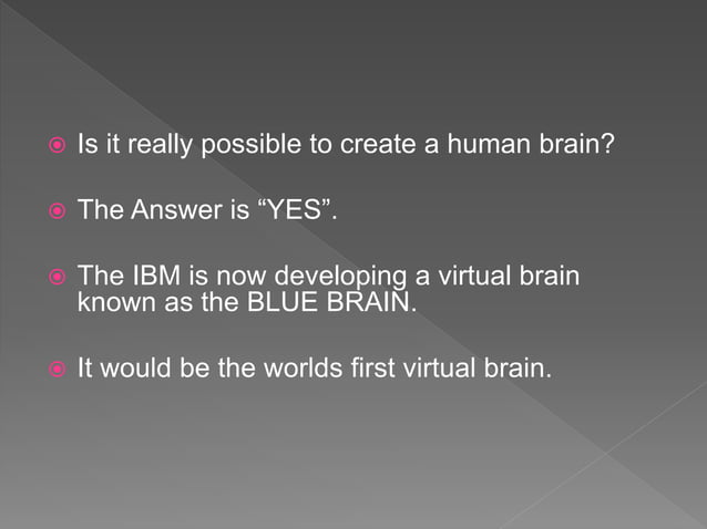 Bluebrain simple | PPT