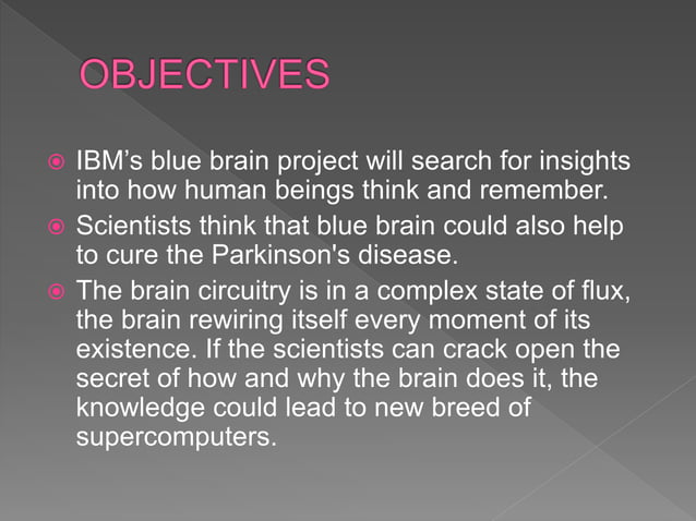 Bluebrain simple | PPT