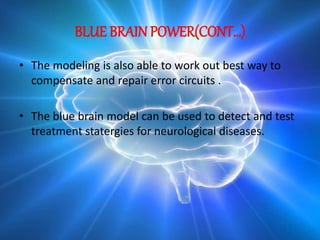 Blue brain tech | PPTX | Computer Peripherals | Computing
