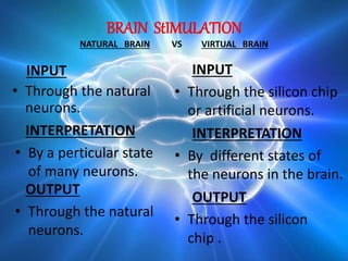 Blue brain tech | PPTX | Computer Peripherals | Computing