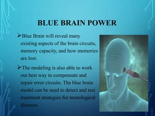 Blue brain technology | PPT