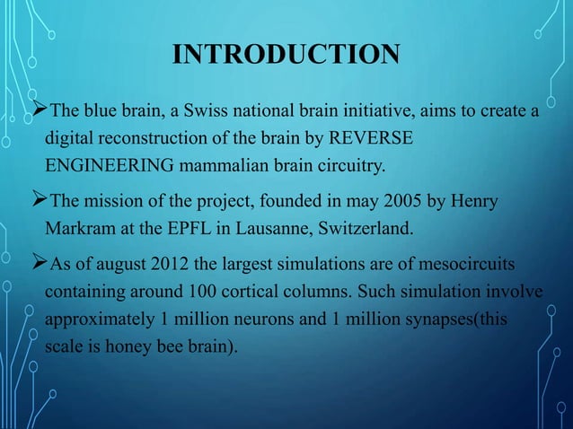 Blue brain technology | PPT