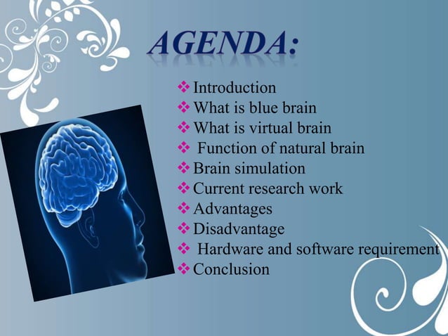 BLUE BRAIN TECHNOLOGY | PPTX | Brain and Nervous System Disorders ...